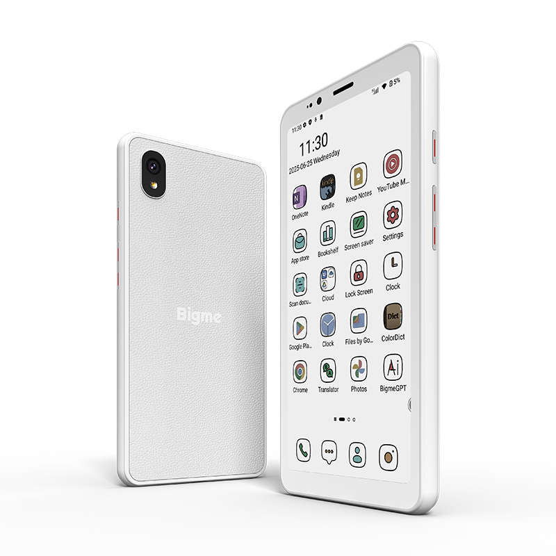 Bigme 4G color ePaper smartphone Hibreak S with Android 14 OS – Bigme ...