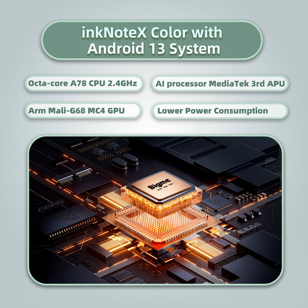 Android 13 Kaleido 3 color e ink Tablet--inkNoteX color – Bigme ...