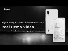 Bigme ePaper Smartphone Hibreak Pro with Android 14 OS-Black and White ...