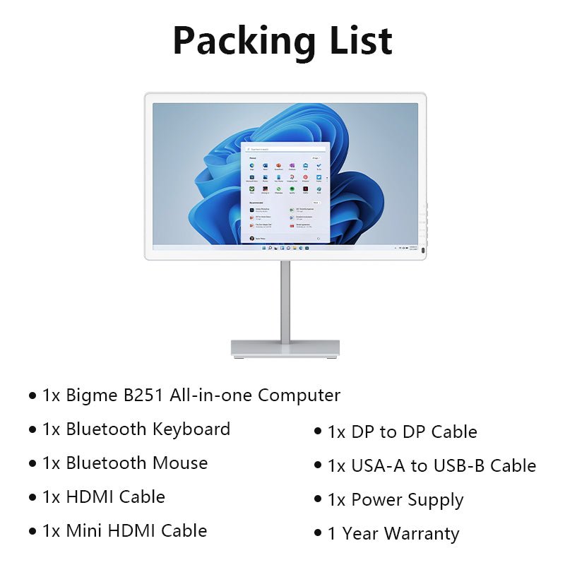 Bigme B251--World's 1st All-in-one Monitor and PC with E Ink Color ...