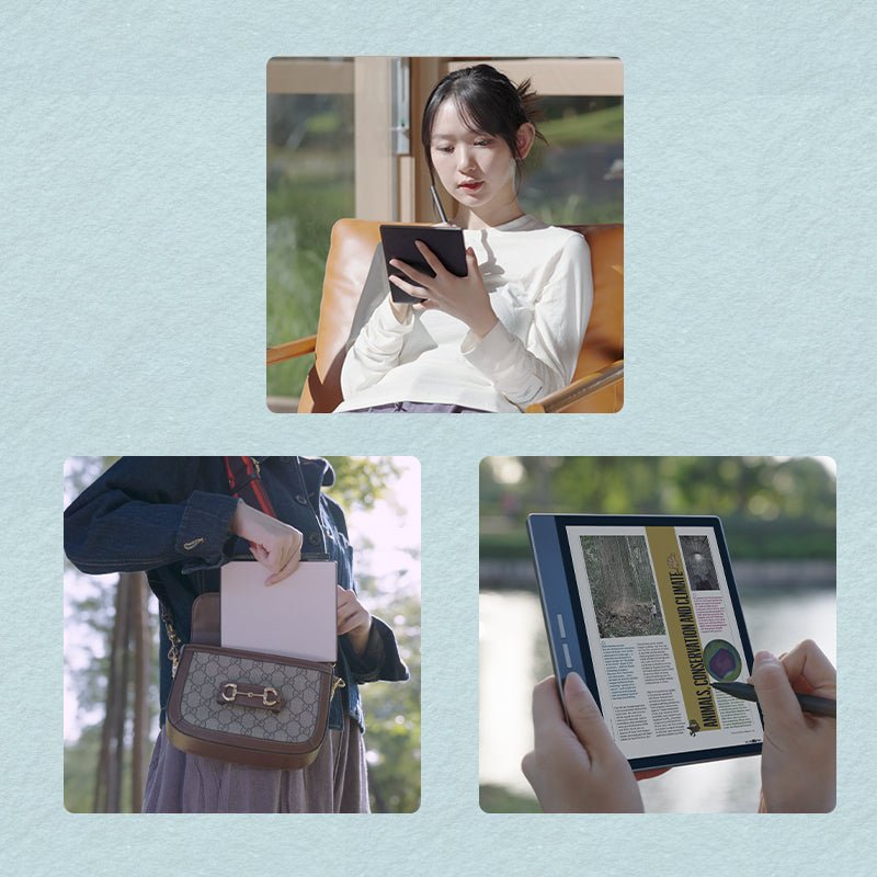 Bigme 7'' B751C Cheapest kaleido 3 Color Eink notepad with free case ...