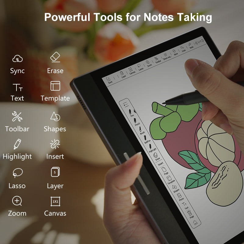 Bigme 7'' B751C Cheapest kaleido 3 Color Eink notepad with free case ...