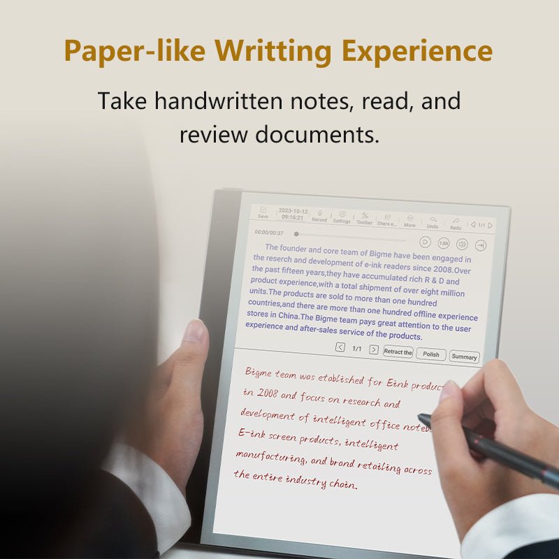 Bigme inkNote color+ -Kaleido3 10.3'' E-reader-10%OFF Now! – Bigme Official Store