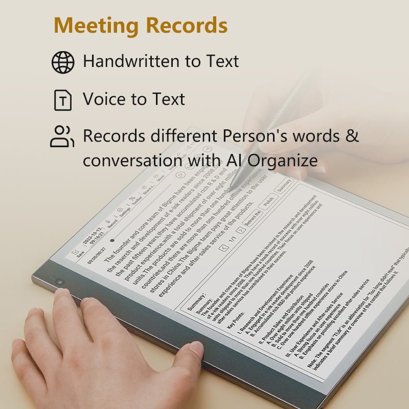 Bigme inkNote color+ -Kaleido3 10.3'' E-reader-10%OFF Now! – Bigme Official Store