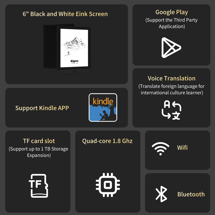 Bigme Read-6inch Dedicated book Reader – Bigme Official Store