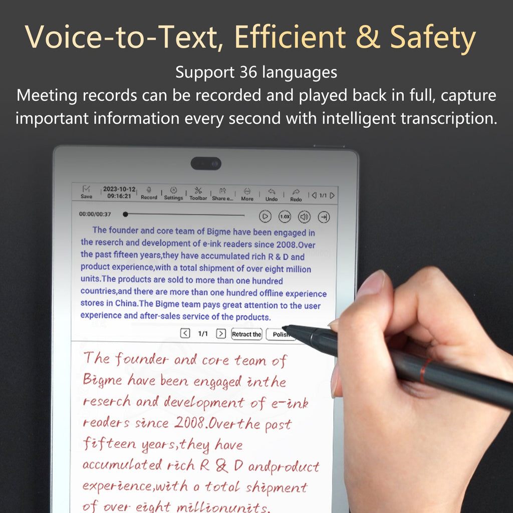 Bigme S6 color +Lite-7.8inch Kaleido 3 E-notepad – Bigme Official Store