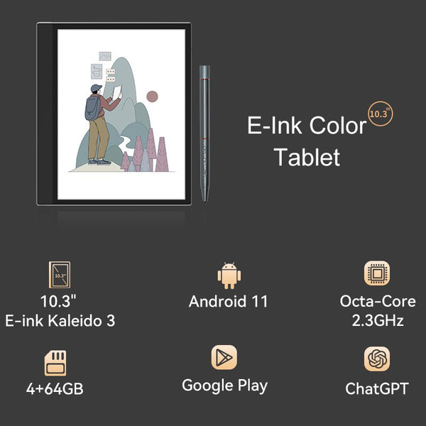 Guoyue K3 Color -- 10.3 inch Kaleido 3 Color E-ink display without Cam ...